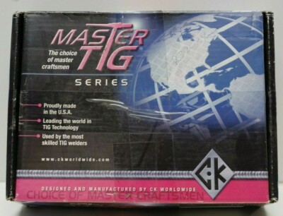 NEW CK MASTER TIG Torch Kit Package 125A Gas 70 Rg 25' 2 Piece Cable ...