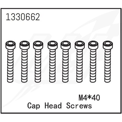 FR- Absima Cap Head Screws M4*40 (8) - 1330662 | eBay