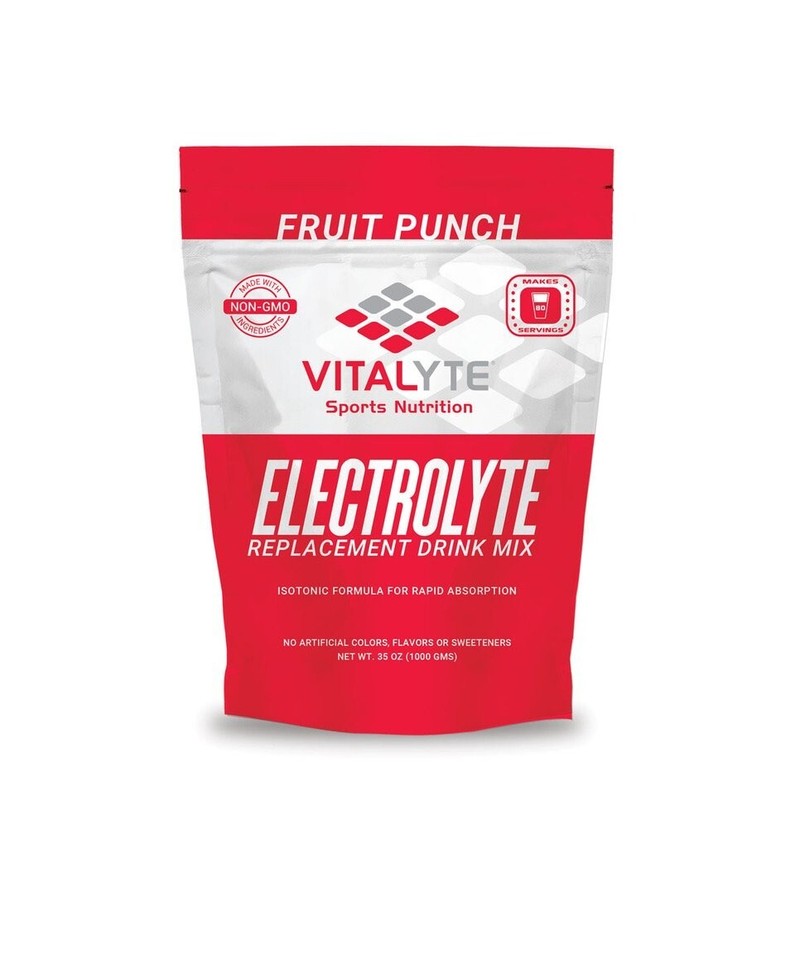 Vitalyte Electrolyte Powder Drink Mix Bundle, Pouch + Packets, Fruit ...