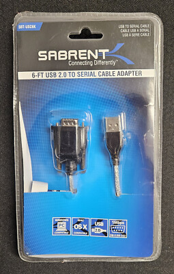 SABRENT SBT-USC6K SATA TO USB CABLE SERIAL TYPE A USB - DB-9 6 FOOT | eBay