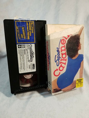 Vintage Blockbuster Store Super Callanetics VHS Callan Pinckney ...