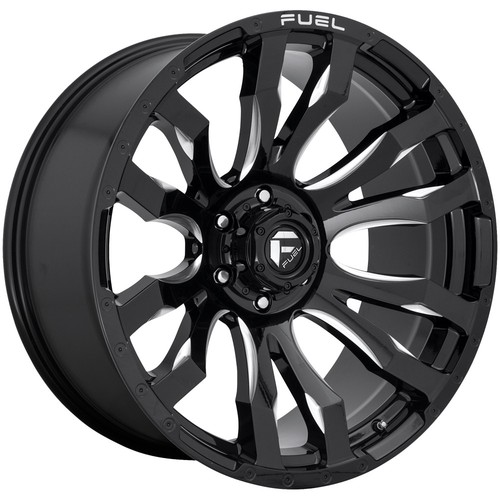 Fuel D673 Blitz 18x9 6x5.5" +1mm Black/Milled Wheel Rim 18" Inch | eBay