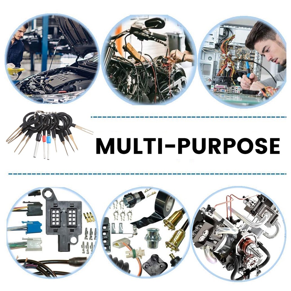 82PCS Terminal Extractor Removal Tool Kit Depinning Key Tool Set for ...