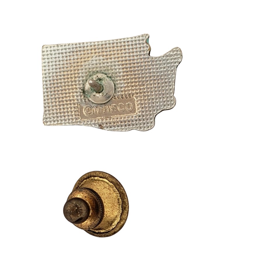 Washington Mt. Rainier Map Lapel Pin – Vintage State Souvenir Travel | eBay