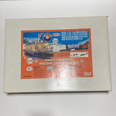 2002 Lionel Train Set - Kraft Nabisco Holiday With Oval Track - Limited ...