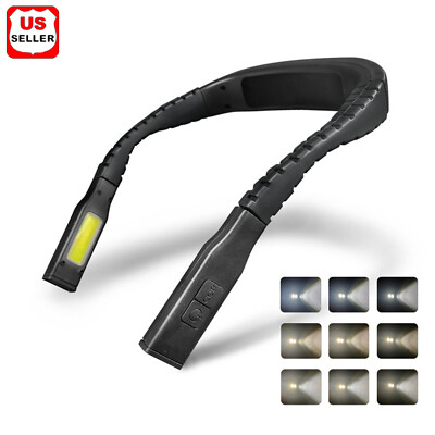 LED Hanging Neck Light Book Reading Work Lamp Knitting Light Outdoor ...