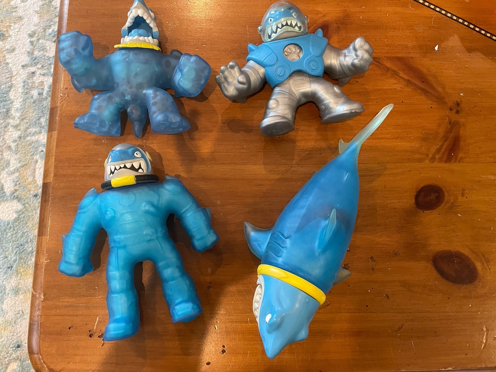 Lot of 4 Heroes Goo Jit Zu Sharks | eBay