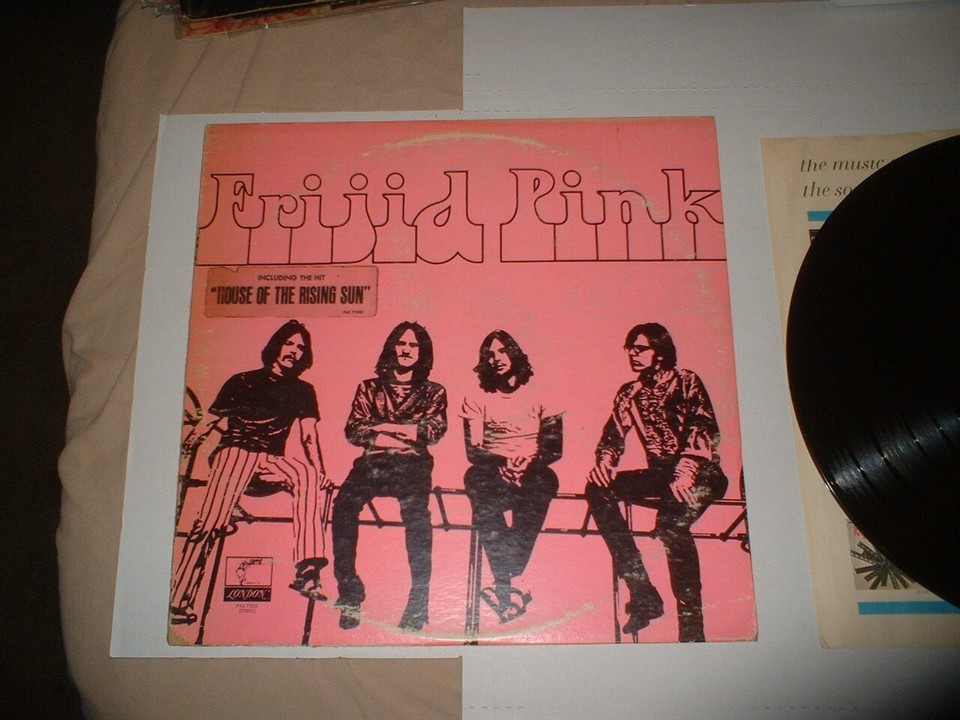 FRIJID PINK "Frijid Pink" LP Parrot #PAS 71033 w/ Rising Sun hype ...