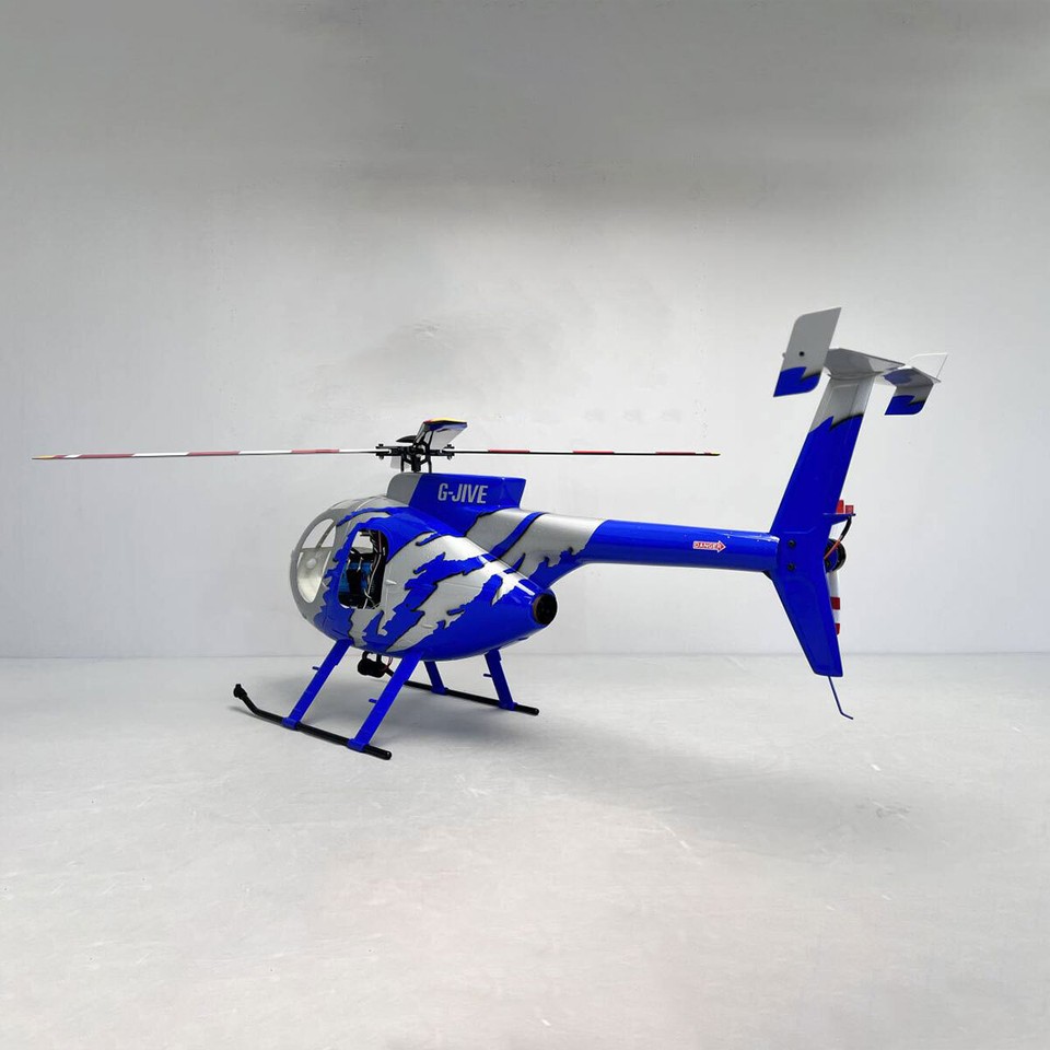 RC Helicopter 4blades GPS Model Roban RTF 470 Size MD500E GJIVE Blue ...