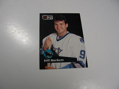 Jeff Hackett 1991 NHL Pro Set (French) card #331 | eBay