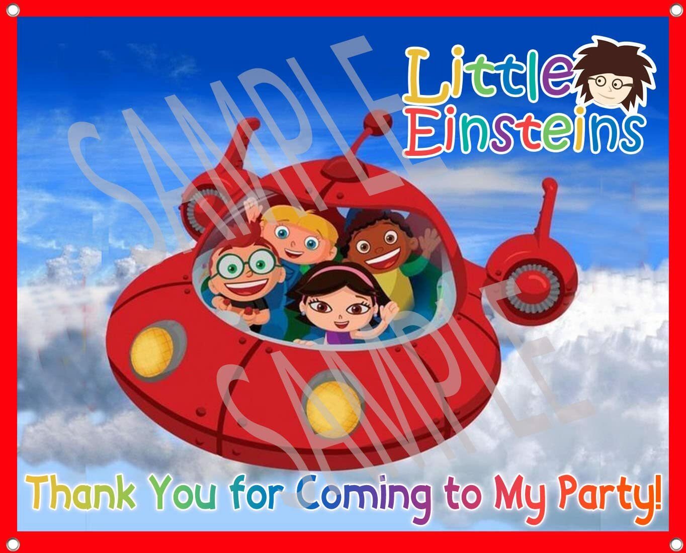 Little Einsteins Vinyl Banner Sign Poster 30" x 24", Backdrop 2.5'x2 ...