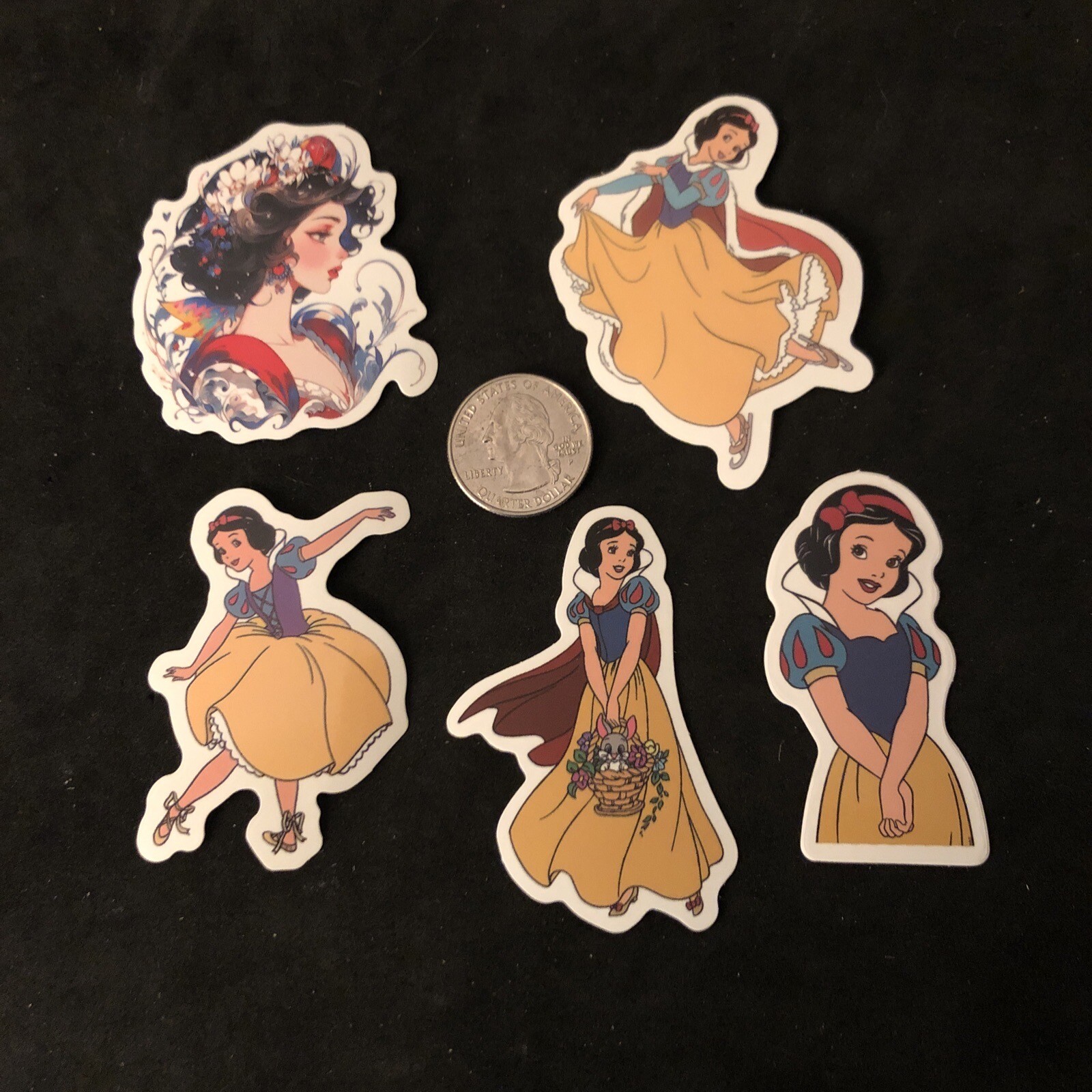 Disney Stickers - Disney Snow White & The Seven Dwarfs Lot of 5 ...