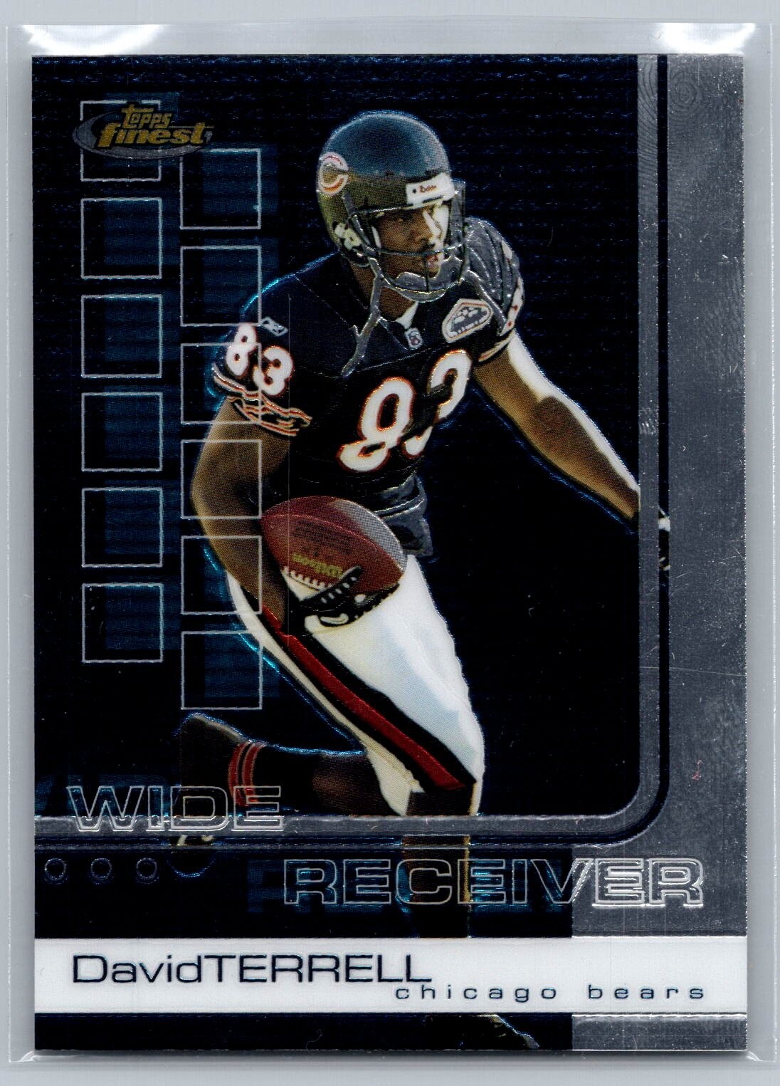 2002 TOPPS FINEST CARD # 17 David Terrell - Chicago Bears | eBay