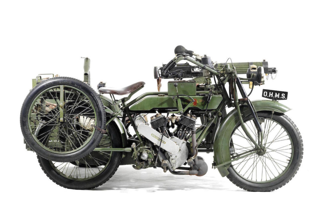 1916/17 MATCHLESS VICKERS RUSSIAN MILITARY MOTORCYCLE POSTER STYLE C ...