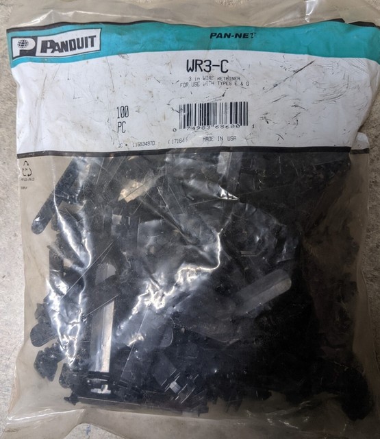 Panduit FWR-C Wire Retainer and Labeling Device Dark Beige for sale ...