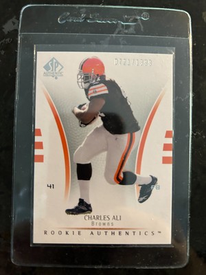 2007 SP Authentic #114 Charles Ali Football Card RC SN 0721/1399 MADE ...