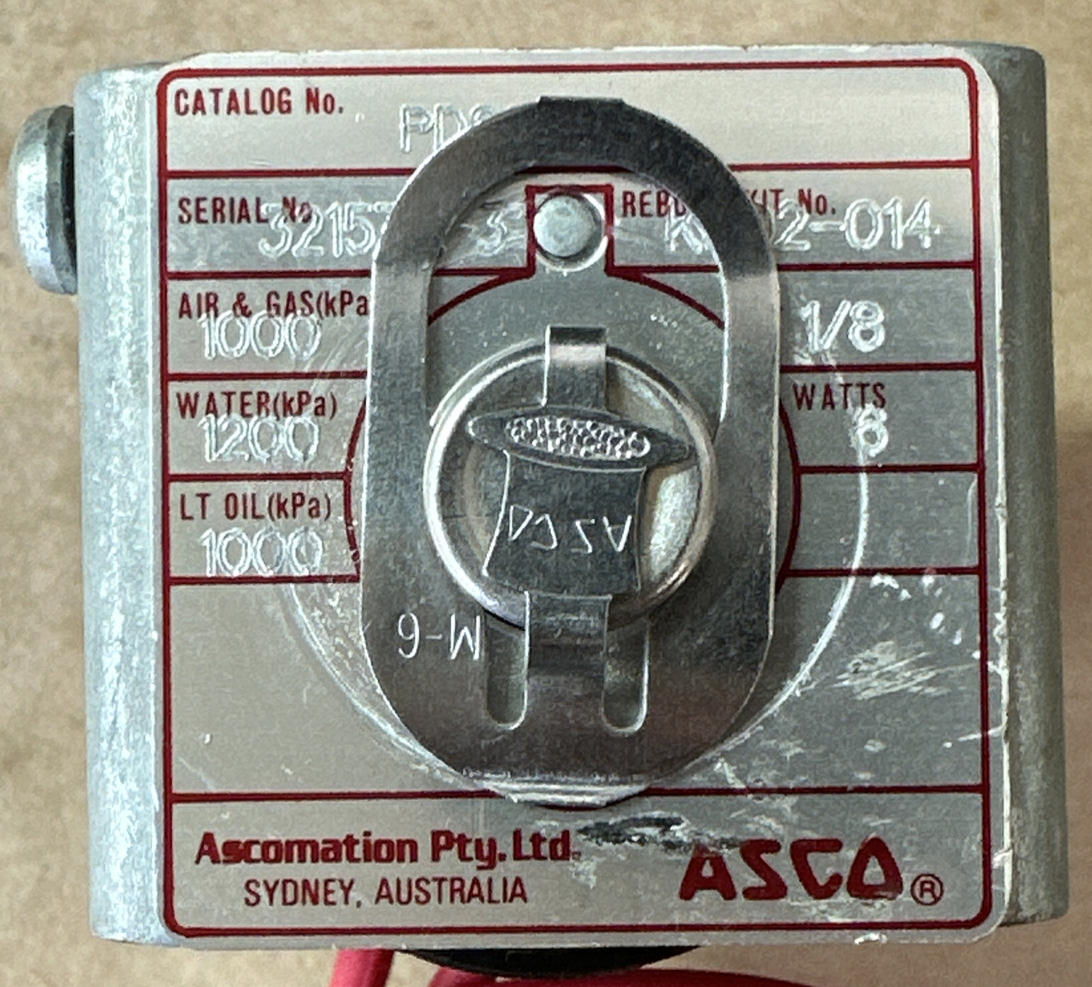 NEW NO BOX- ASCO General Service Solenoid PD262-C2 Air/Gas/Water/Lt Oil FASTSHIP | eBay