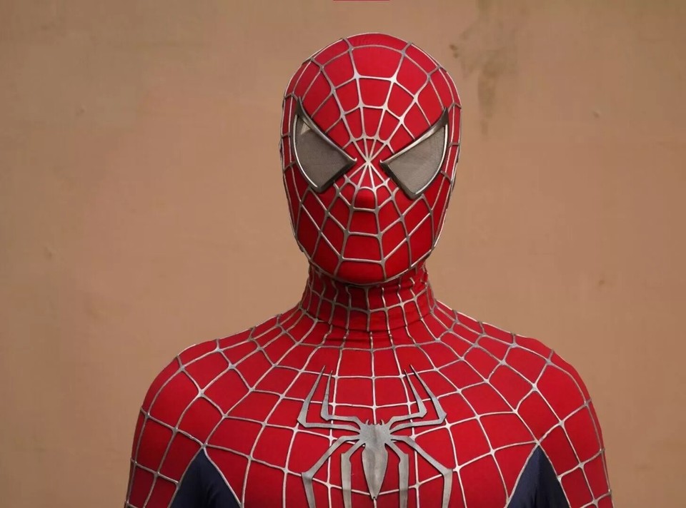 Original Toby Spiderman Costume High Quality Stereo Coating Line Suit ...