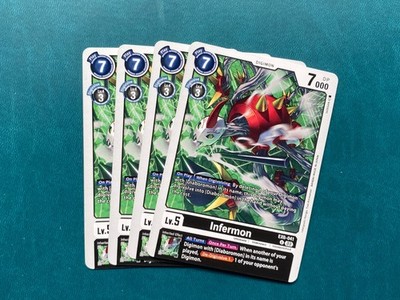 Infermon EX6-041 Playset Infernal Ascension Digimon Card Game x4 | eBay