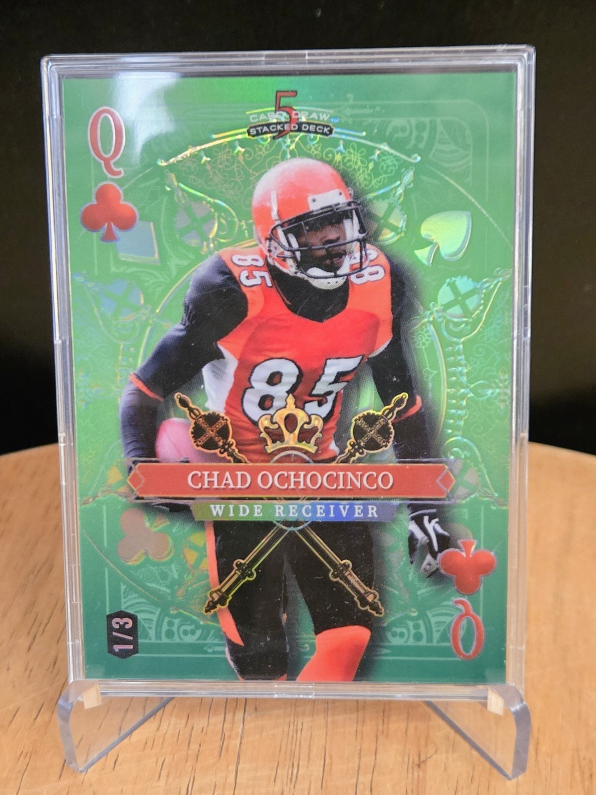 2024 Wild Card 5 Card Draw Chad Ochocinco Green Foil 1/3 🔥🔥🔥 | eBay
