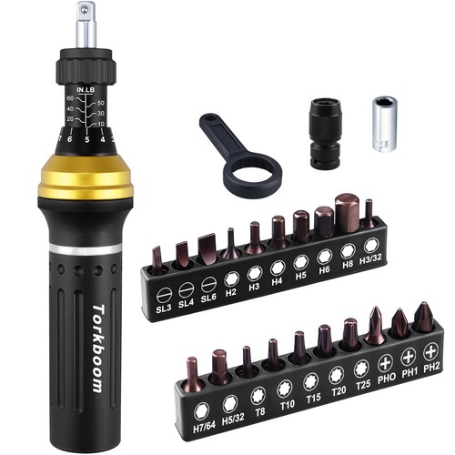 Torque Screwdriver Set 10-60 in.lb, Torque Screwdriver Set for ...