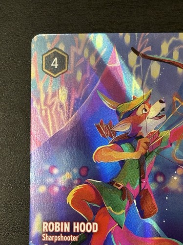 Robin Hood Sharpshooter Enchanted Foil 215/204 NM Lorcana Shimmering ...