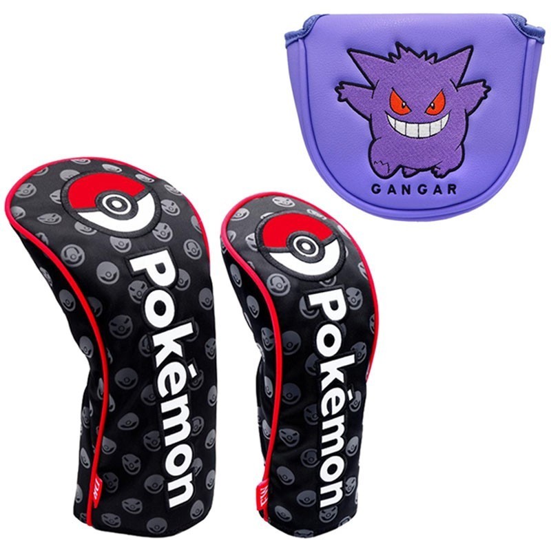 Pokemon Japan Head Cover Set for Driver, Fairway Wood, Gengar Putter ...