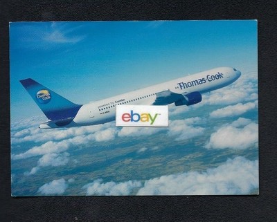 THOMAS COOK 767-300 AIRLINE ISSUE POSTCARD POWERED BY CONDOR GERMAN ...