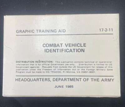 Vintage Military ID Cards- Combat Vehicle Identification cards- 1985 ...