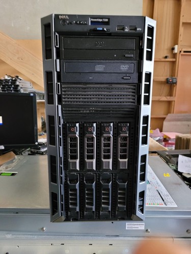 (24TB) DELL T330 16GB E3-1220 V5 @ 3.0GHz 4 x 6TB SAS HDD H330 DUAL P ...