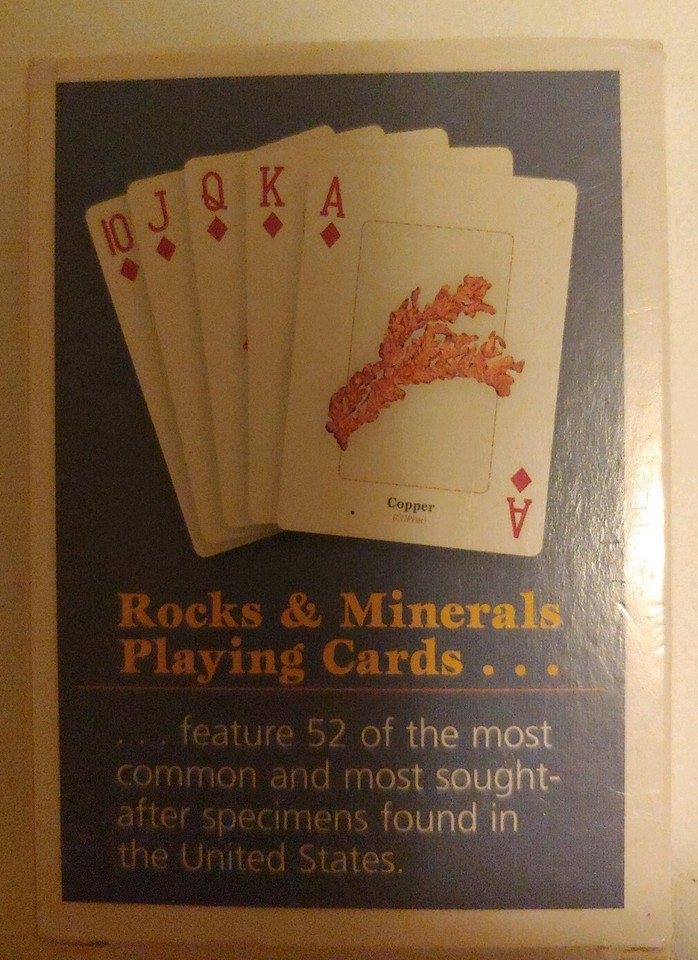 Rocks & Minerals Playing Cards (Cards) 9781591933137| eBay