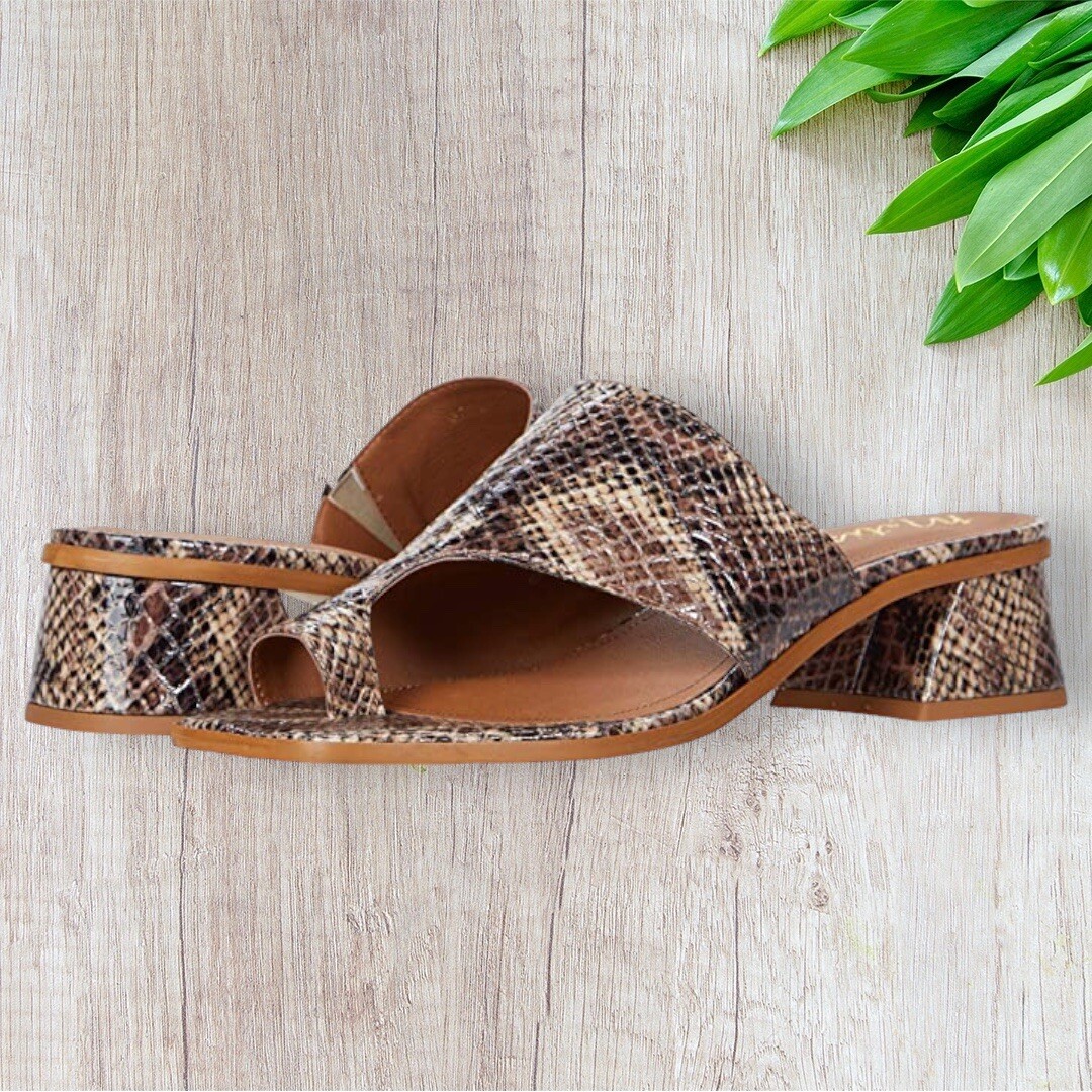 Matisse Womens Goddess Python Sandels Block Heel Size… - Gem