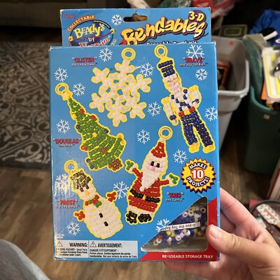 Bendables Poseable Bead Kit FIVE 3-D CHRISTMAS CRITTERS The Christmas ...