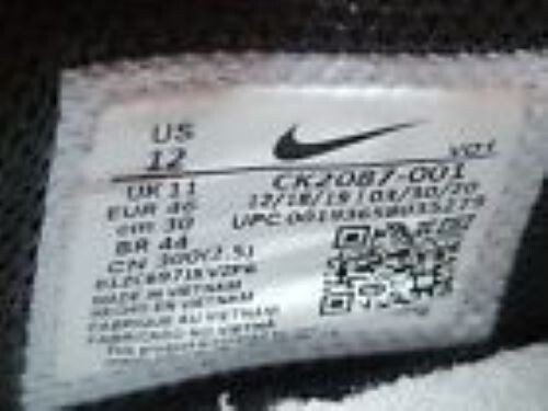 Nike Mamba Fury Snakeskin M SZ 12 Black Smoke Grey Basketball Shoe ...