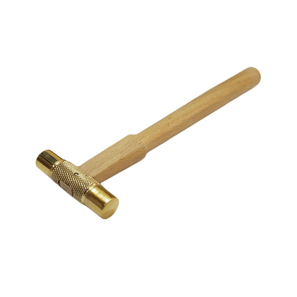Brass Hammer Flat Face Head Solid Brass Metalsmith Hobby & Craft Small ...