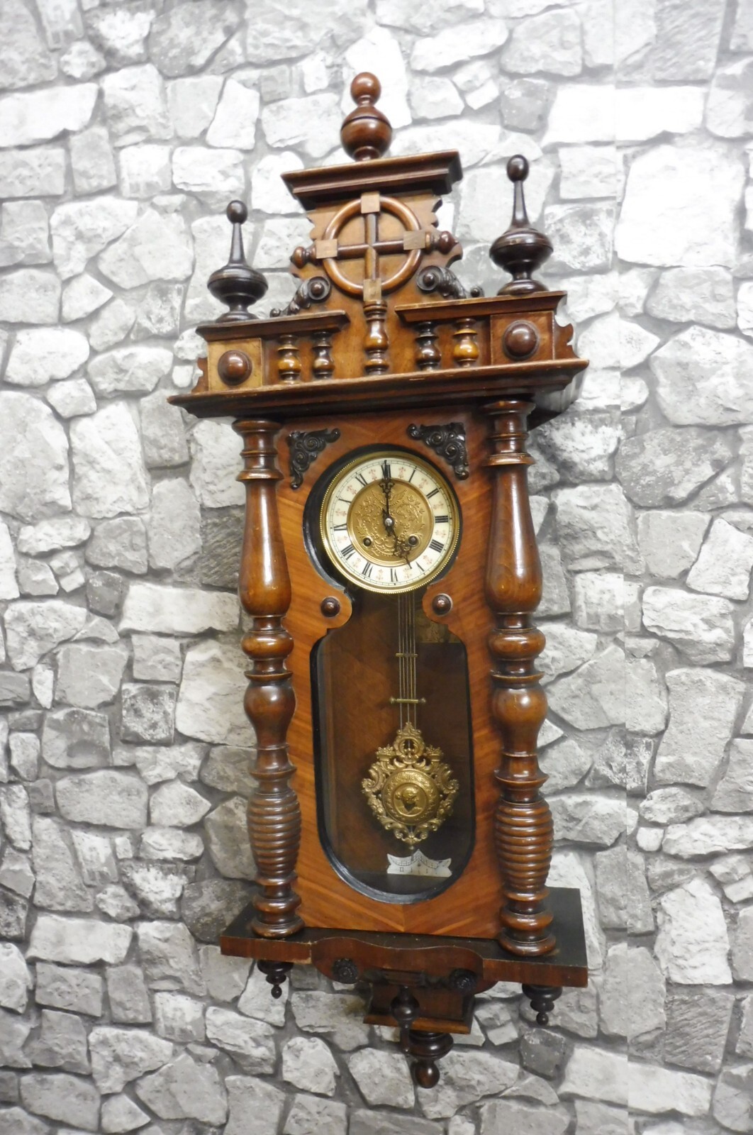 Antique German Wall Clock Regulator DGMS Thomas Haller | eBay