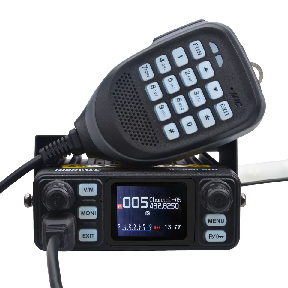 Mobile Radio Ic-980Pro Transceiver UHF VHF Dual Band Dual Watch 25W ...