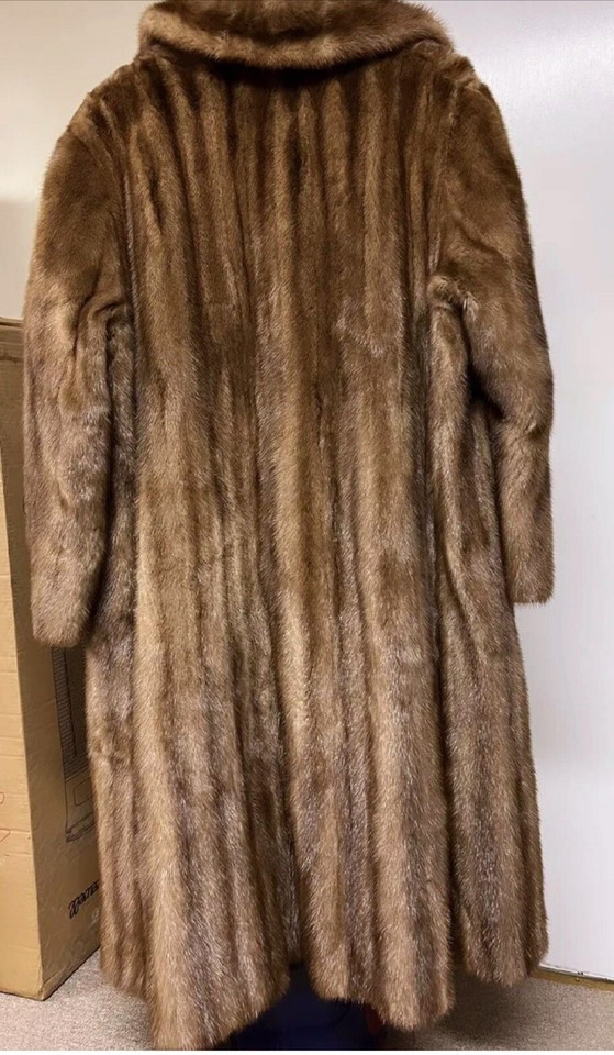 Stylish women's Mink fur coat natural Mink fur with pockets | eBay