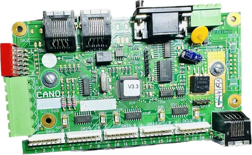 CANO CD1106B E154554 SH-A 94v PCB Cricuit Board OM536 00/13/27/253 VEB ...
