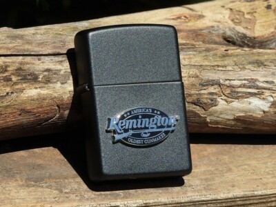 Remington Arms Zippo Lighter - America's Oldest Gunmaker Emblem ...