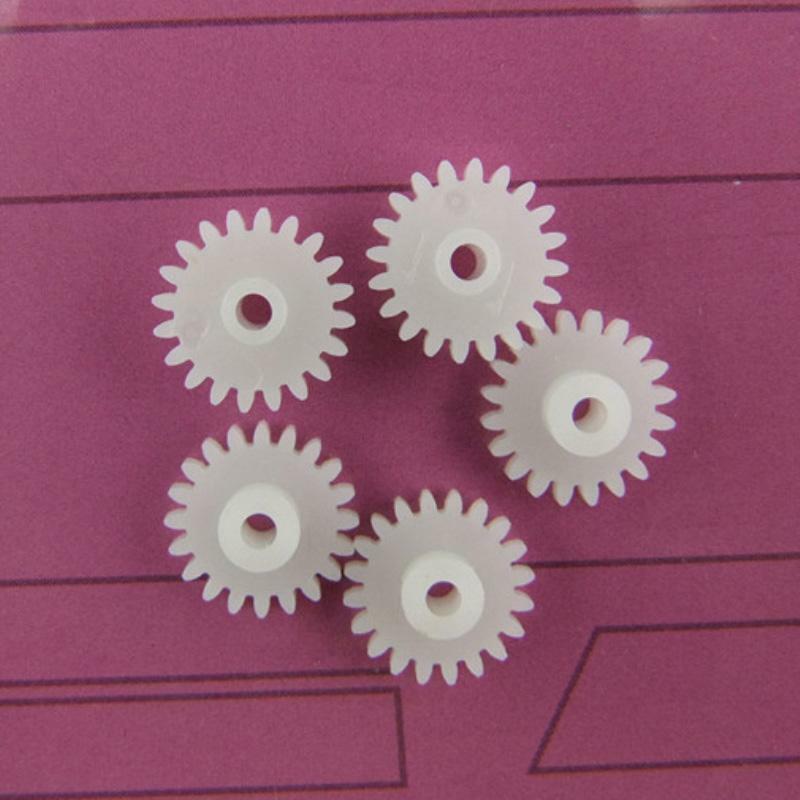 100Pcs 202A Plastic Cogs Gear Gearbox Motor Shaft Wheels 2mm Hole dia ...