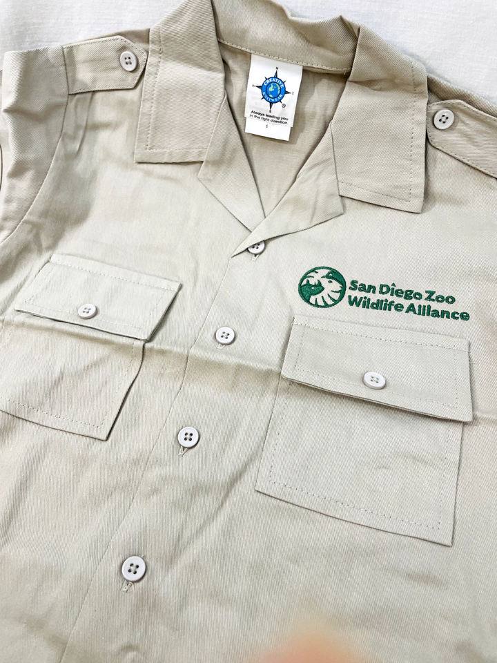 San Diego Zoo Wildlife Alliance Kids Wildlife Care Specialist UNIFORM ...