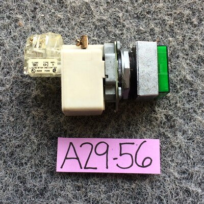 Square D 9001 KM1 ser G Green (120/24V Transformer Start) Push Button ...