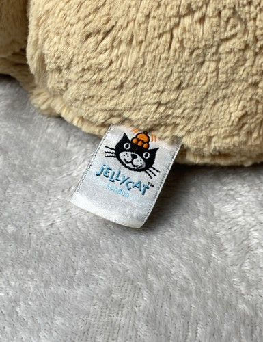 Jellycat Plush Tan Bear Brown Stitch Nose 16" Stuffed Toy Pet Lovey ...