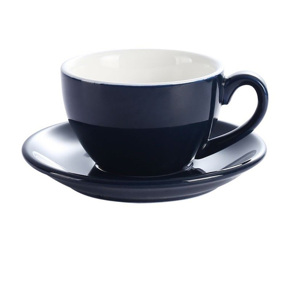 220ml Ceramic Coffee Cup Solid Color Couple Mug Minimalist Tea Cup ...