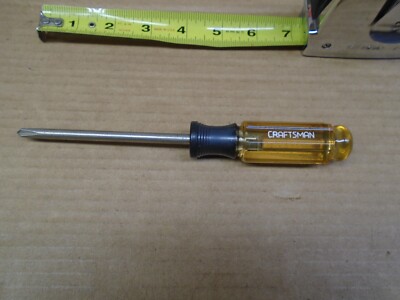 Craftsman USA Black Handle Reed Prince Screwdriver no 4114 WF | Black