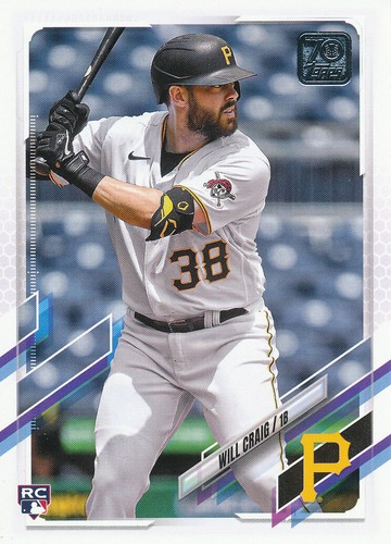 Will Craig 2021 Topps Update #US237 Rookie RC Pirates baseball card | eBay