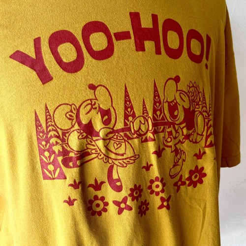 Mickey Mouse Minnie Mouse Dancing Yoo-Hoo T Shirt Men 2XL Adult Mustard ...