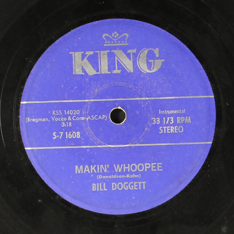 BILL DOGGETT: makin' whoopee KING 7" Single 33 RPM | eBay