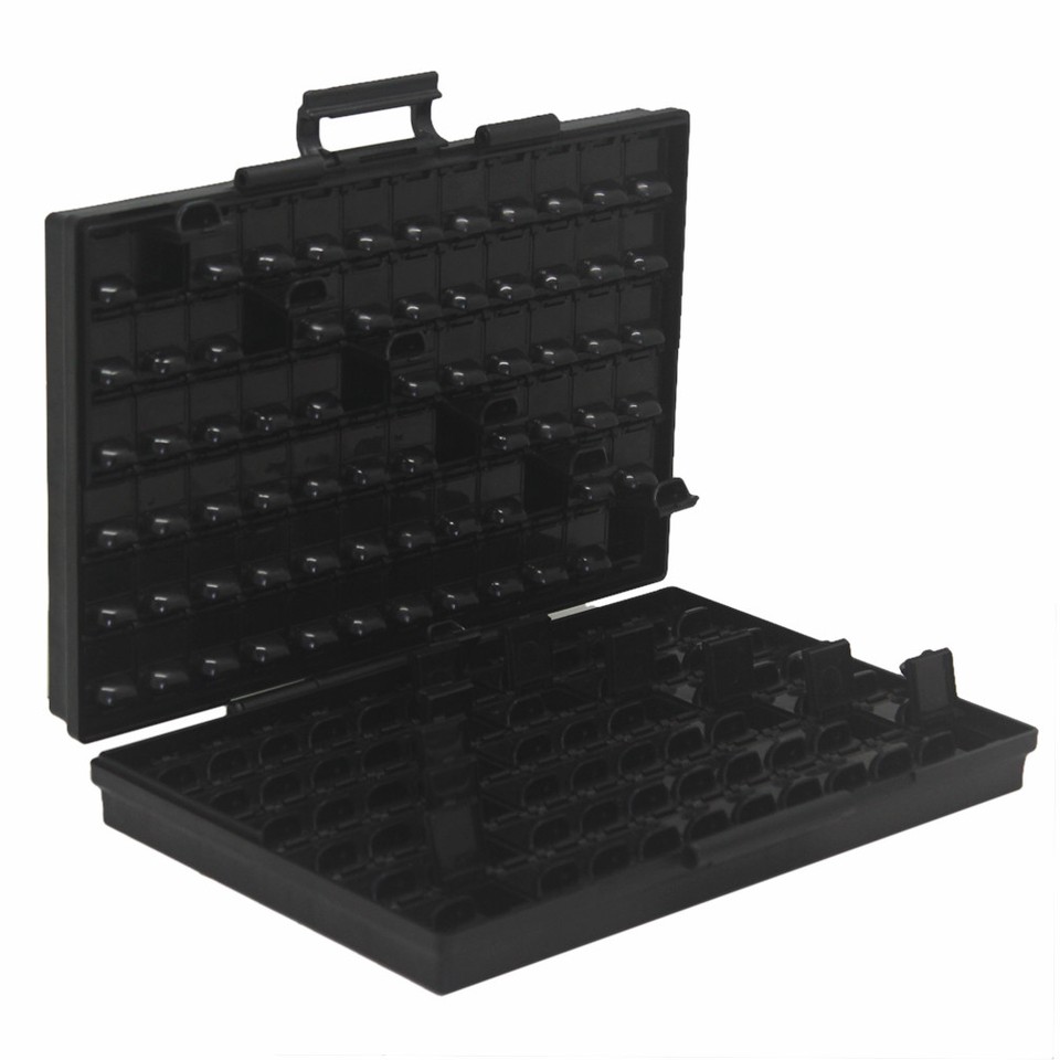 AideTek ESD safe SMD components storage beads box w/144 bins BOXALLanti ...